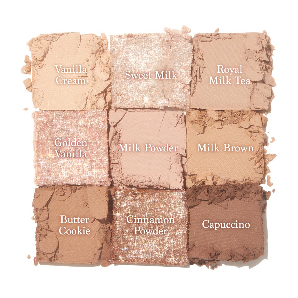 Dasique | Glitter Eyeshadow Palette : Milk Latte